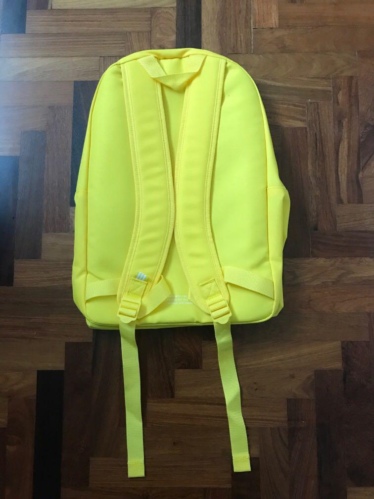 Adidas Yellow Backpack, Men's Fashion, Bags, Backpacks on Carousell