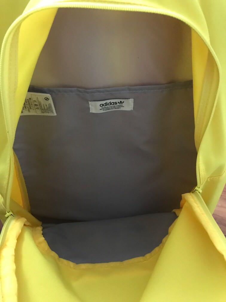 Adidas Yellow Backpack, Men's Fashion, Bags, Backpacks on Carousell