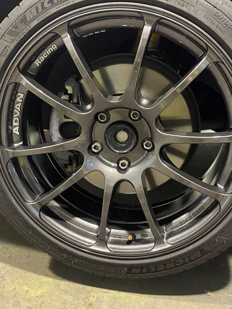 Advan Racing Rims, Car Accessories, Tyres & Rims on Carousell