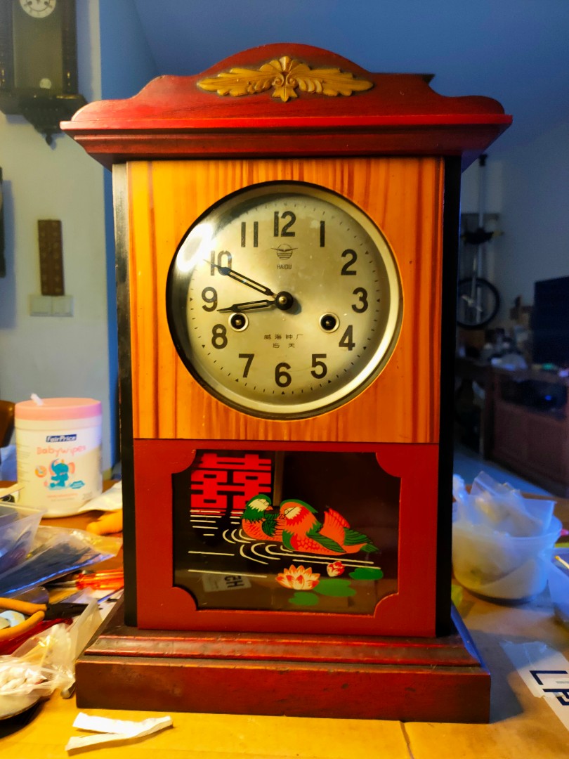 Antique clock, Hobbies & Toys, Memorabilia & Collectibles, Vintage ...