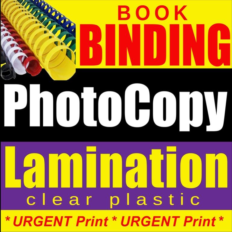BOOK BINDING and LAMINATION, Business Services, Printing, Design ...