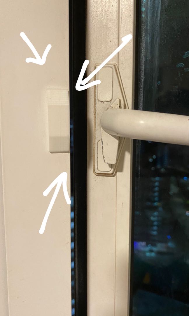 [Brand New,3D Printed]: HDB Window Stopper, Furniture & Home Living ...