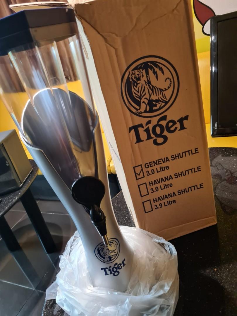 Brand New Tiger Beer Tower Geneva Shuttle 3L Dispenser, TV & Home ...
