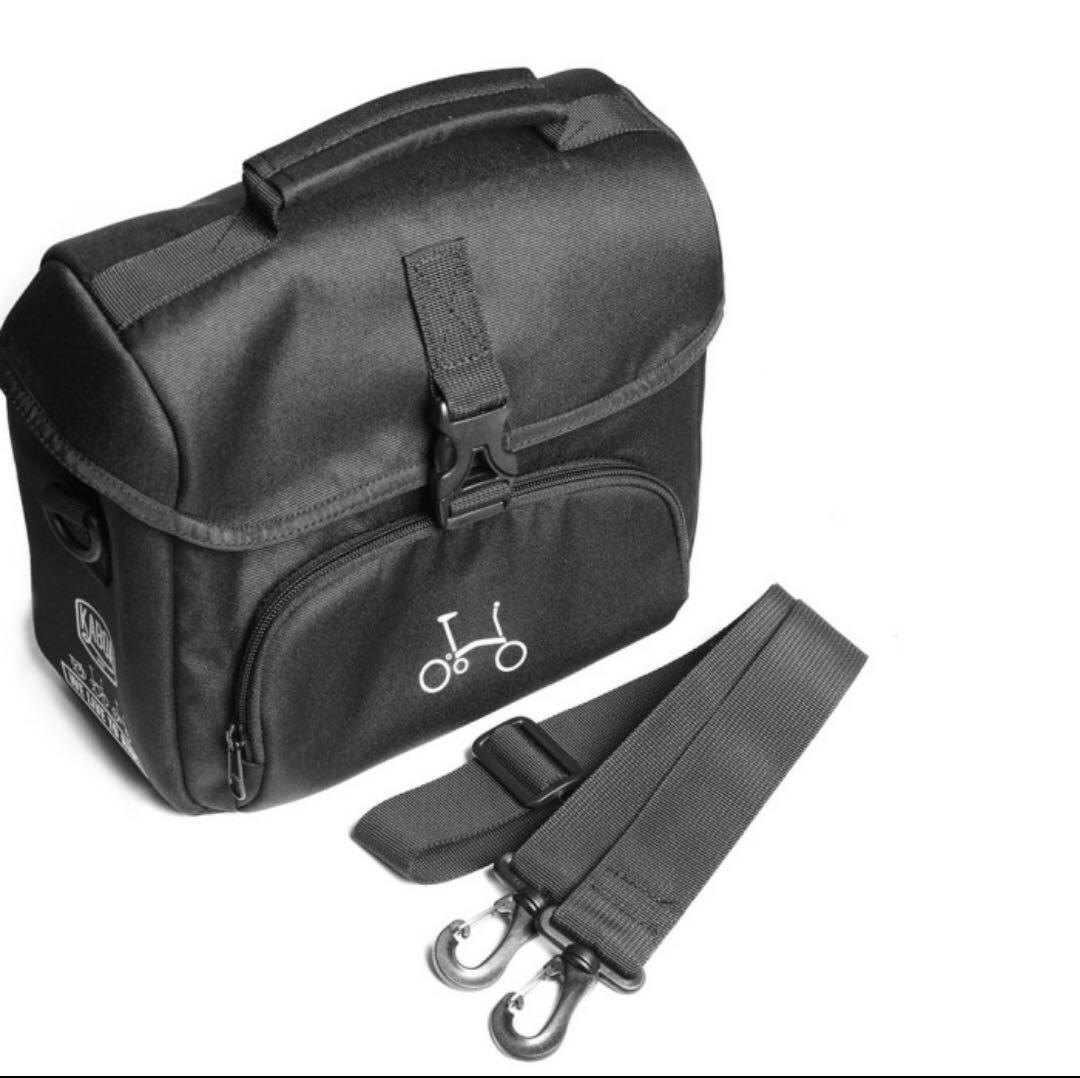 [PRE-ORDER] Brompton Front Bag NEW (Custom Black) Bracket built-in ...