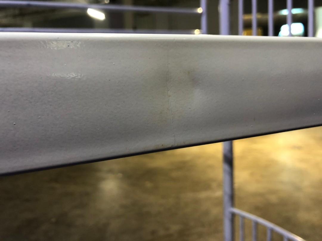 BUTLER Double Deck Metal Bunk Bed in WHITE, Furniture & Home Living ...