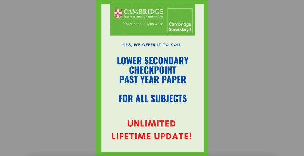 Cambridge Lower Secondary Checkpoint Past Year Papers | Latest Update ...