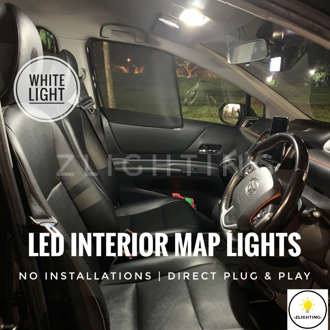 CAR LED INTERIOR CABIN MAP DOME LIGHTS | White & Ice Blue Light ...