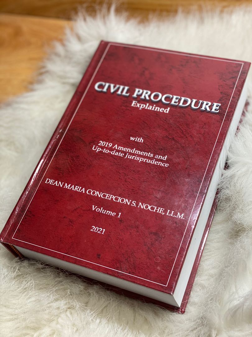 Civil Procedure Volume 1 (2021) by Noche, Hobbies & Toys, Books ...