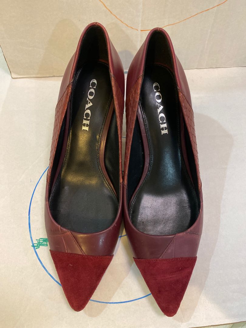 Coach heels, Women's Fashion, Footwear, Heels on Carousell