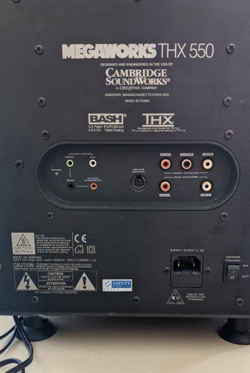 *Rare* Functional Creative Megaworks THX 550 5.1 Speakers, Audio ...