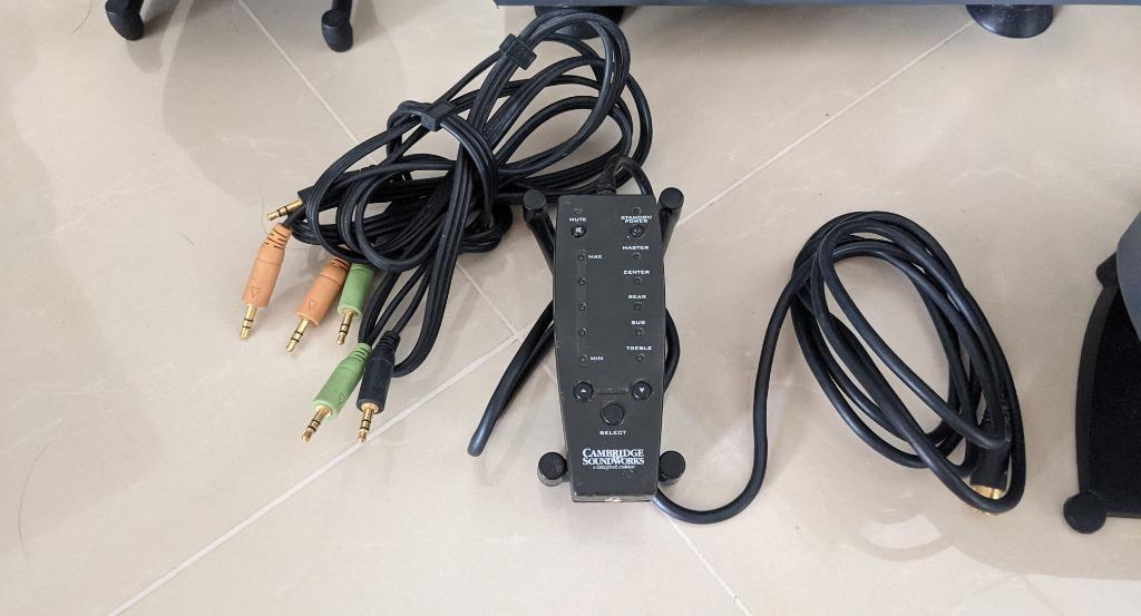 *Rare* Functional Creative Megaworks THX 550 5.1 Speakers, Audio ...