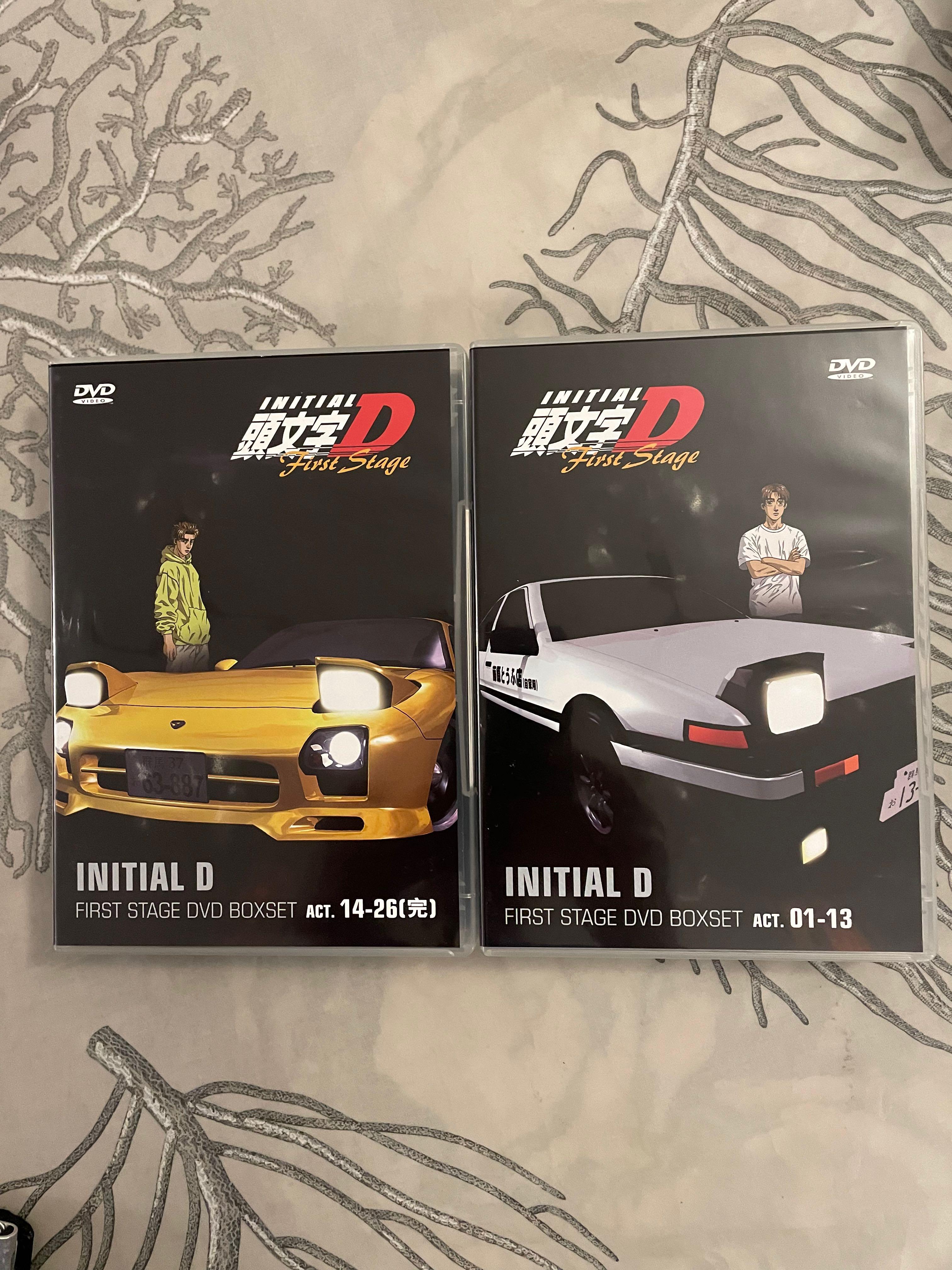頭文字d First Stage Dvd Box Set 粵語配音 原裝正版 興趣及遊戲 音樂樂器 And 配件 音樂與媒體 Cd 及