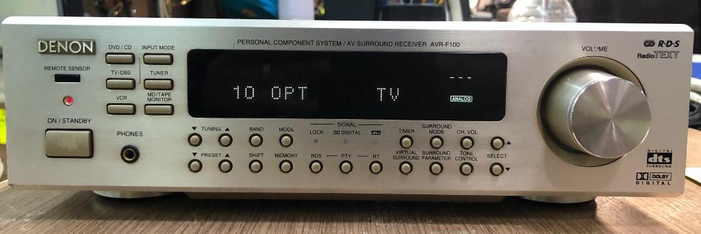Denon AVR-F100, 音響器材, Soundbar、揚聲器、藍牙喇叭、耳擴 - Carousell