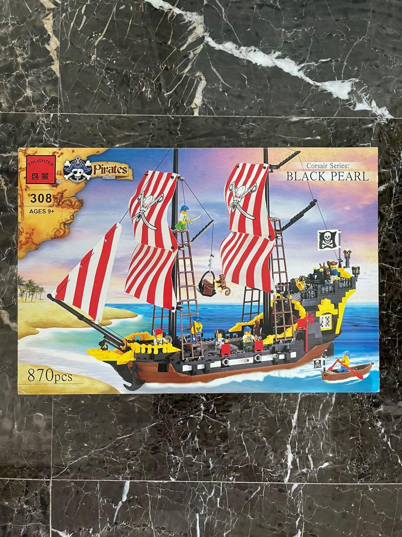Enlighten 308 Black Pearl pirate ship. Like lego., Hobbies & Toys, Toys ...