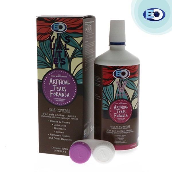 EO Visualities Artificial Tears Formula Multi-Purpose Contact Lens ...