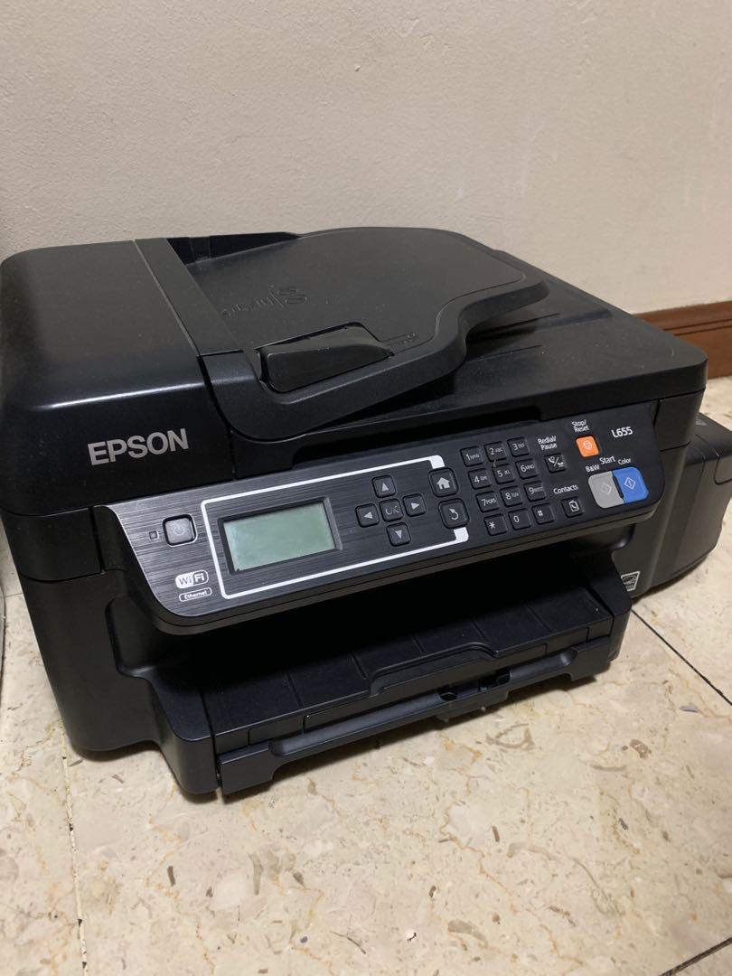 Epson L655 Ink Tank Printer, Computers & Tech, Printers, Scanners ...