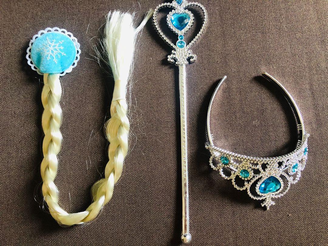 Frozen Elsa Costume Set, Babies & Kids, Babies & Kids Fashion on Carousell