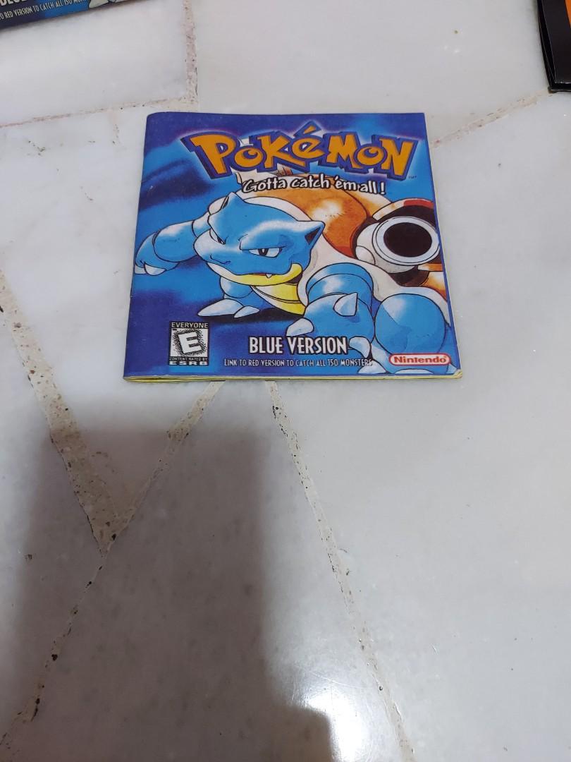 Gameboy pokemon Blue version, Hobbies & Toys, Toys & Games on Carousell