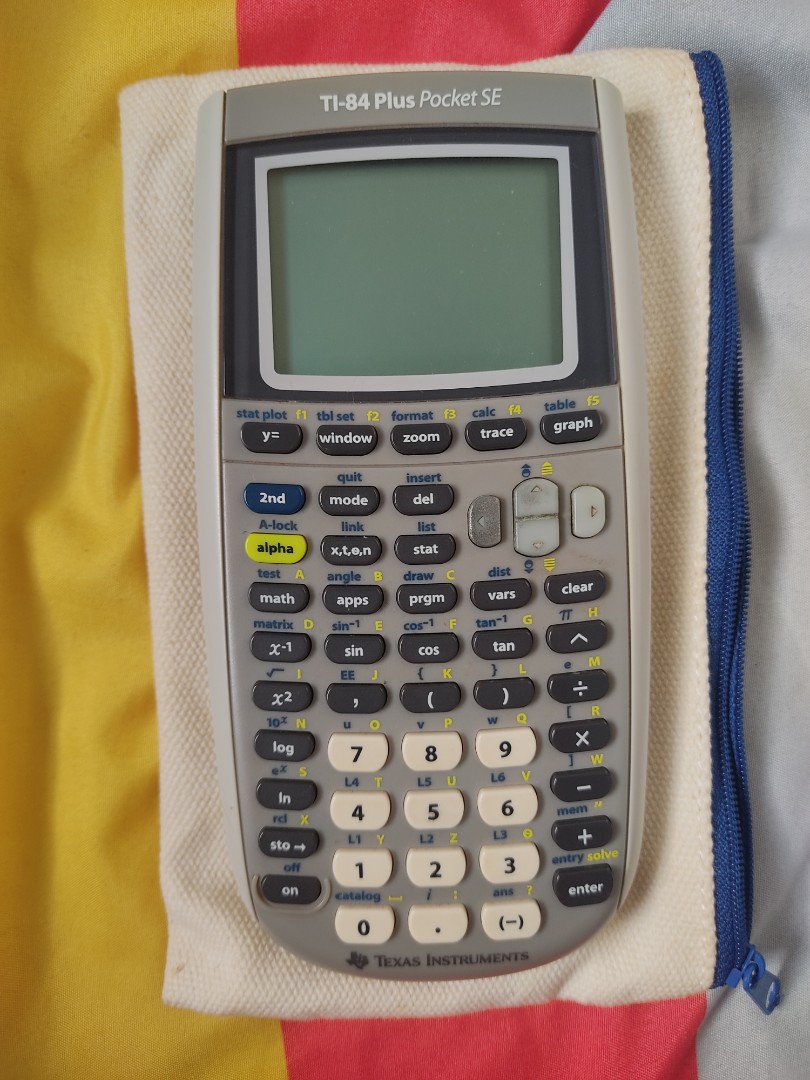 Graphic Calculator TI-84 Plus Pocket SE, Hobbies & Toys, Stationery ...