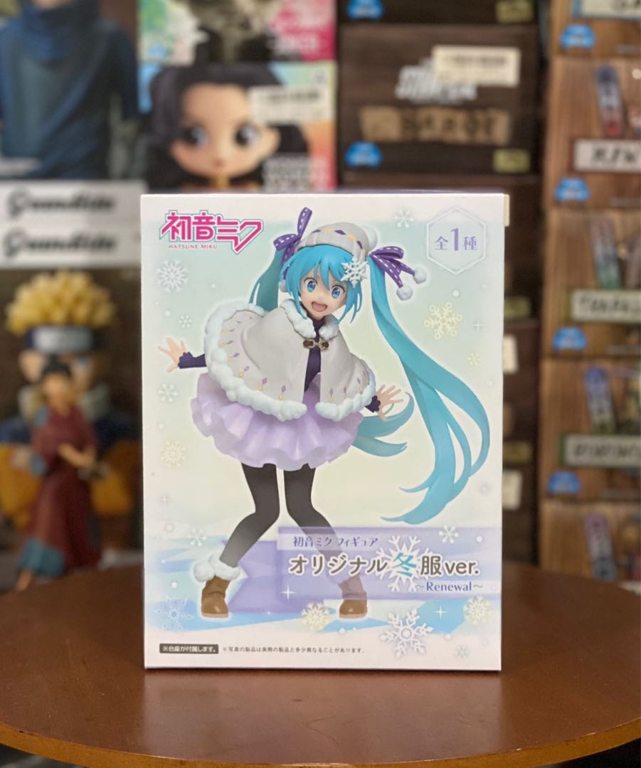Hatsune Miku Figure Original Winter Uniform Renewal Ver, Hobbies & Toys ...