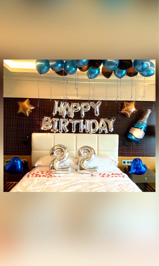 Helium balloon decorations setup for all venue, Hobbies & Toys ...