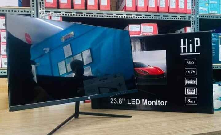 HIP 23.8 INCH LED MONITOR VGA/HDMI Port Ready Slim Type, Computers ...