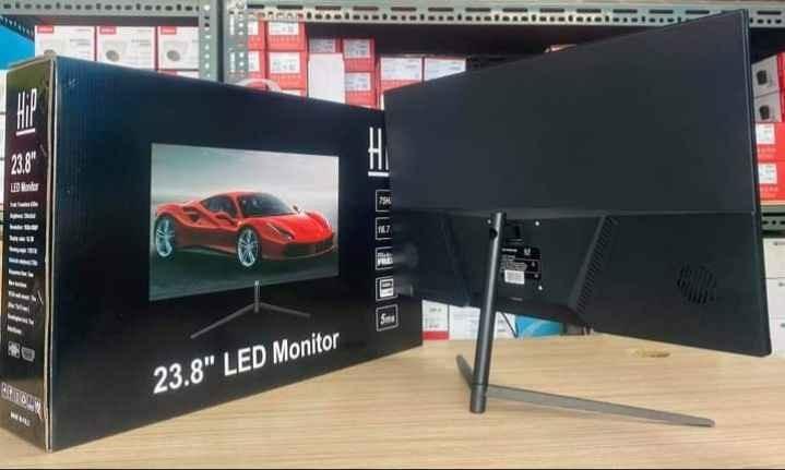 HIP 23.8 INCH LED MONITOR VGA/HDMI Port Ready Slim Type, Computers ...