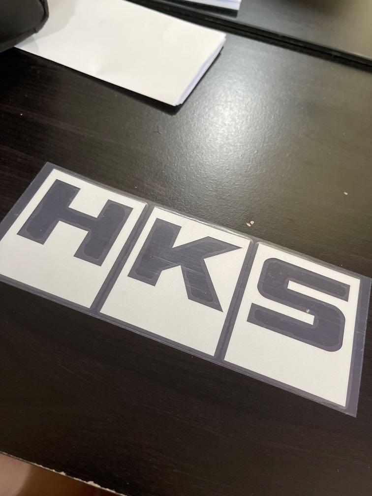 HKS sticker, Car Accessories, Accessories on Carousell