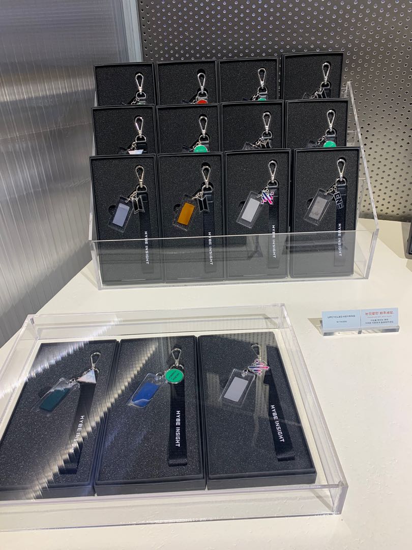 Hybe Insight Museum Upcycling Keyring BTS SEVENTEEN GFRIEND ENHYPEN TXT ...