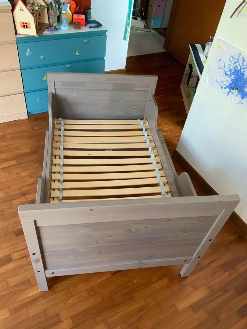IKEA Sundvik children bed extendable bed, Babies & Kids, Baby Nursery ...