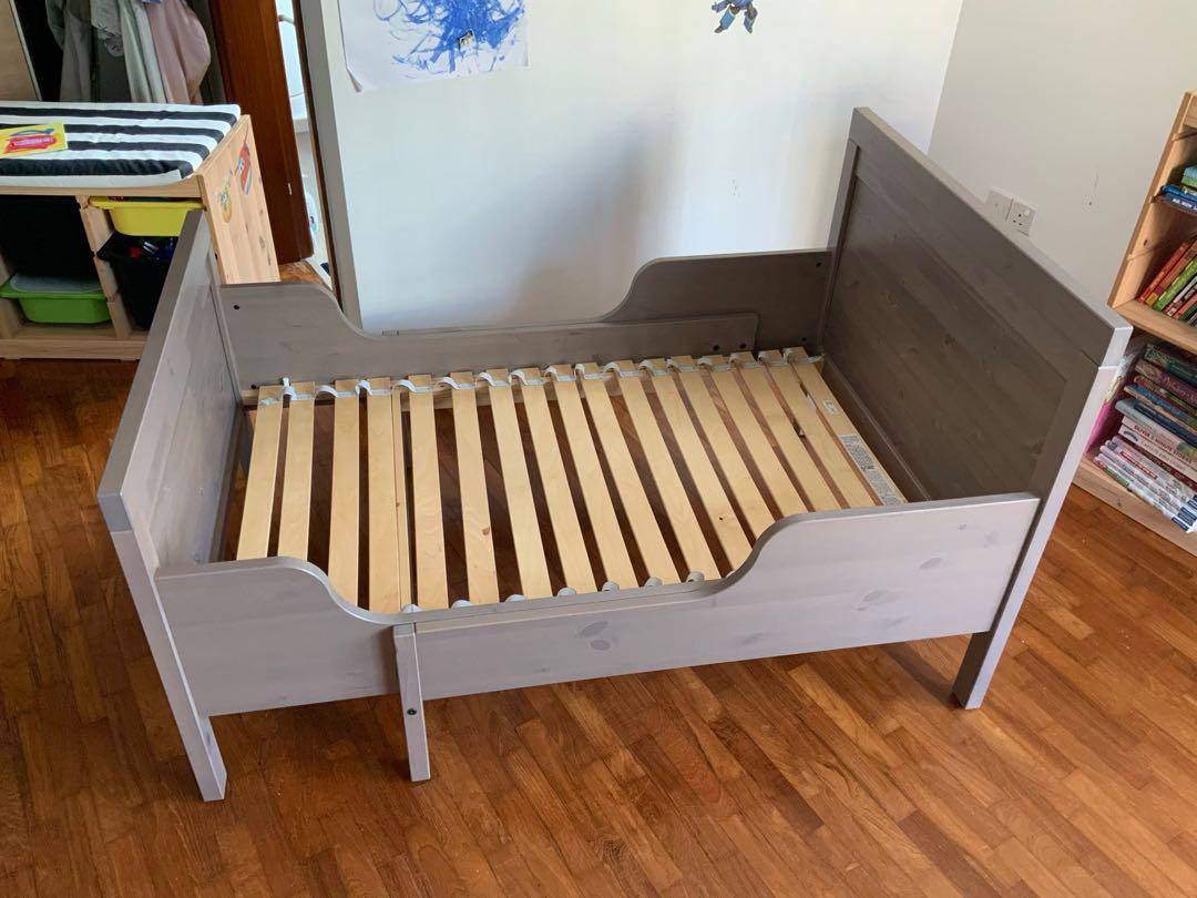 IKEA Sundvik children bed extendable bed, Babies & Kids, Baby Nursery ...