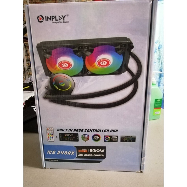 Inplay Ice 240 AX AIO Liquid Cooler, Computers & Tech, Parts ...