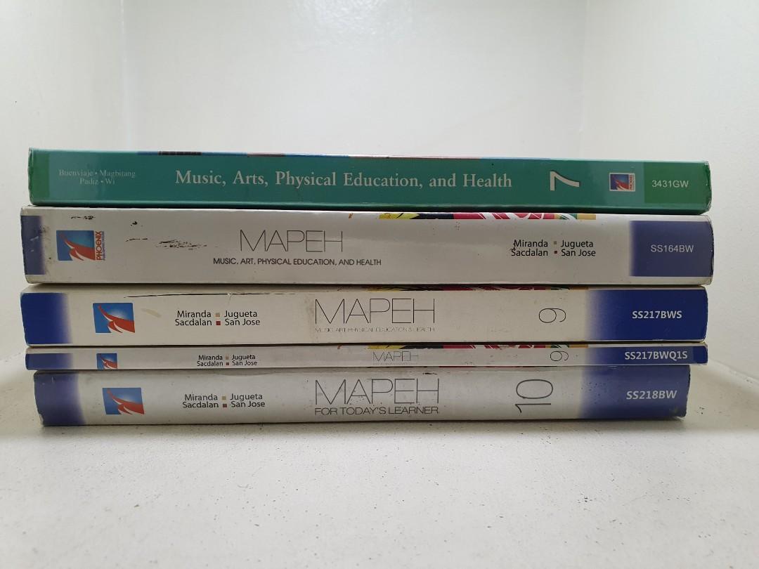 Junior Highschool (JHS) Textbooks: MAPEH, Hobbies & Toys, Books ...