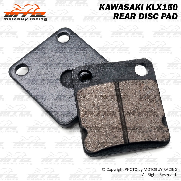 KAWASAKI KLX150 REAR DISC PAD, Auto Accessories on Carousell