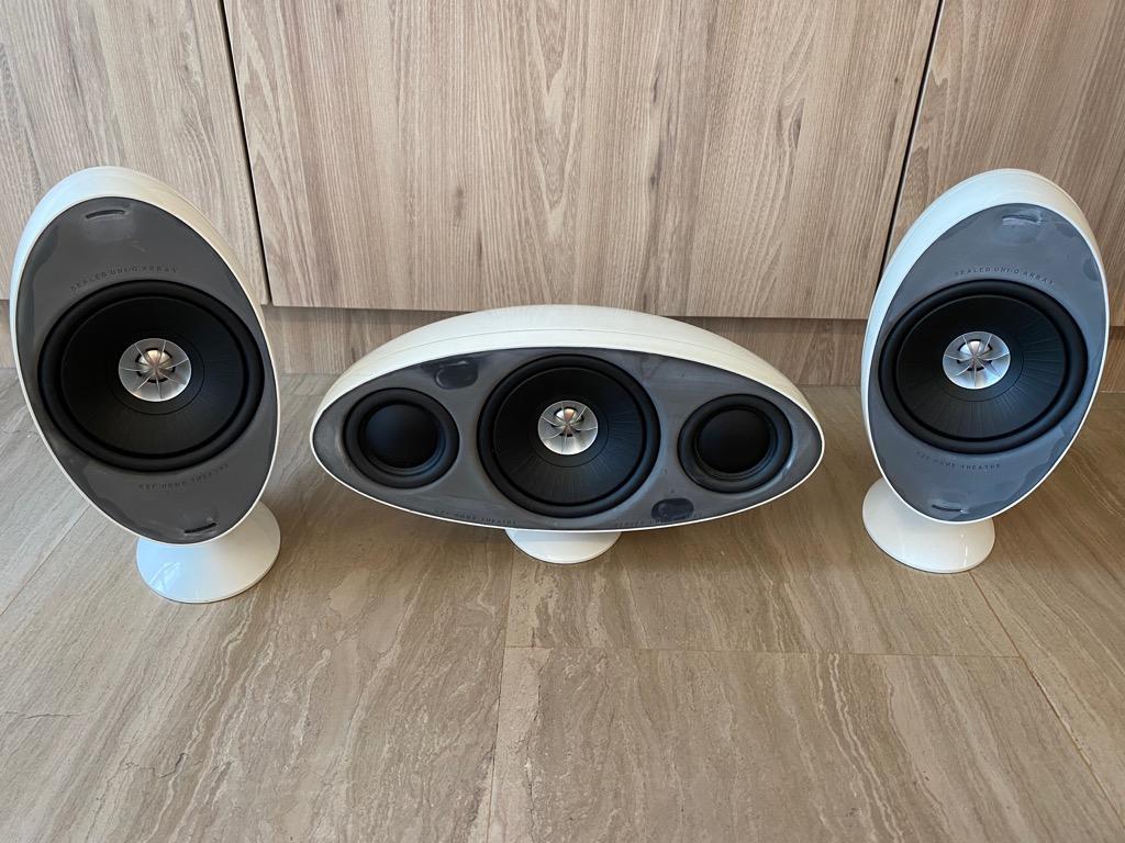 KEF KHT 3000 Hifi Speakers (Center and 2 side Speakers), Audio ...