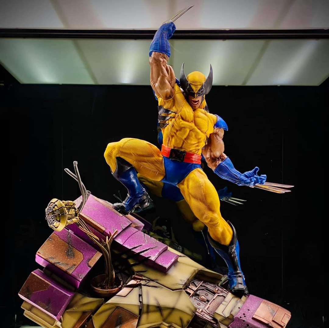 [LAST LEVEL] Wolverine vs. SENTINEL Statue (Tags: Sideshow XM studios ...