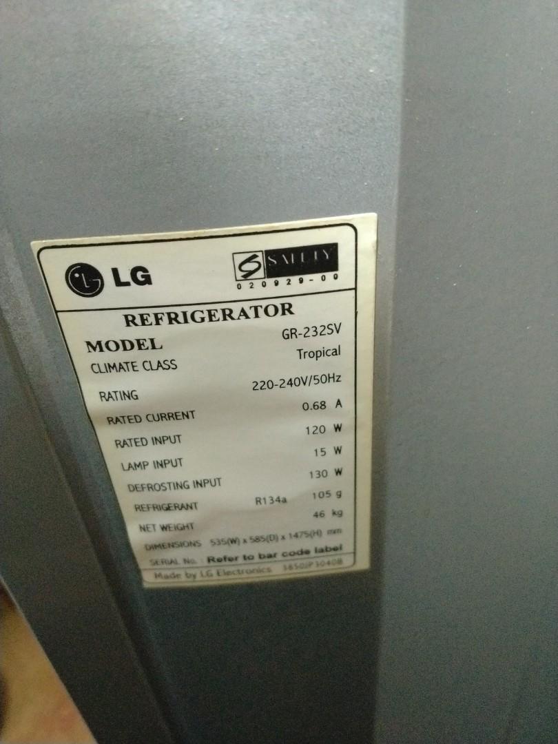 LG Expresscool fridge 2 Door, TV & Home Appliances, Kitchen Appliances ...