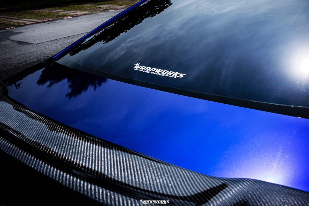 Mazda 6 AX Wrap Film Metallic Blueberry Full Wrap, Car Accessories ...