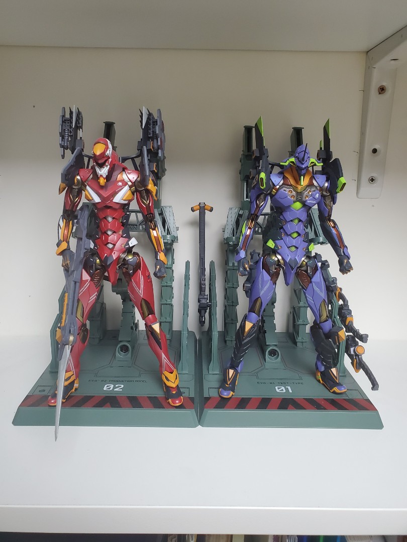 Metal build MB eva 初號機 + 2號機 冇盒齊件, 興趣及遊戲, 玩具 & 遊戲類 - Carousell