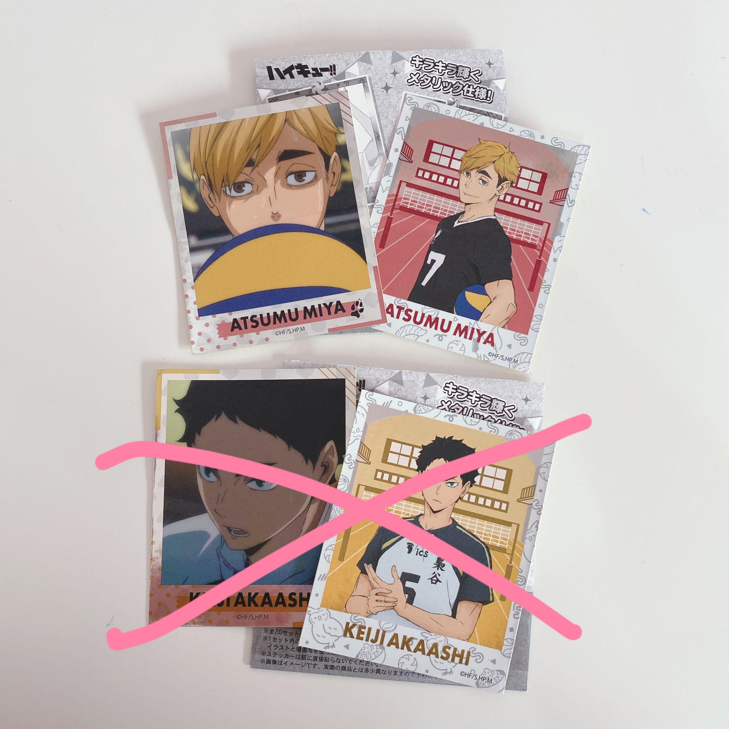 miya atsumu sticker set haikyuu haikyu, Hobbies & Toys, Memorabilia ...