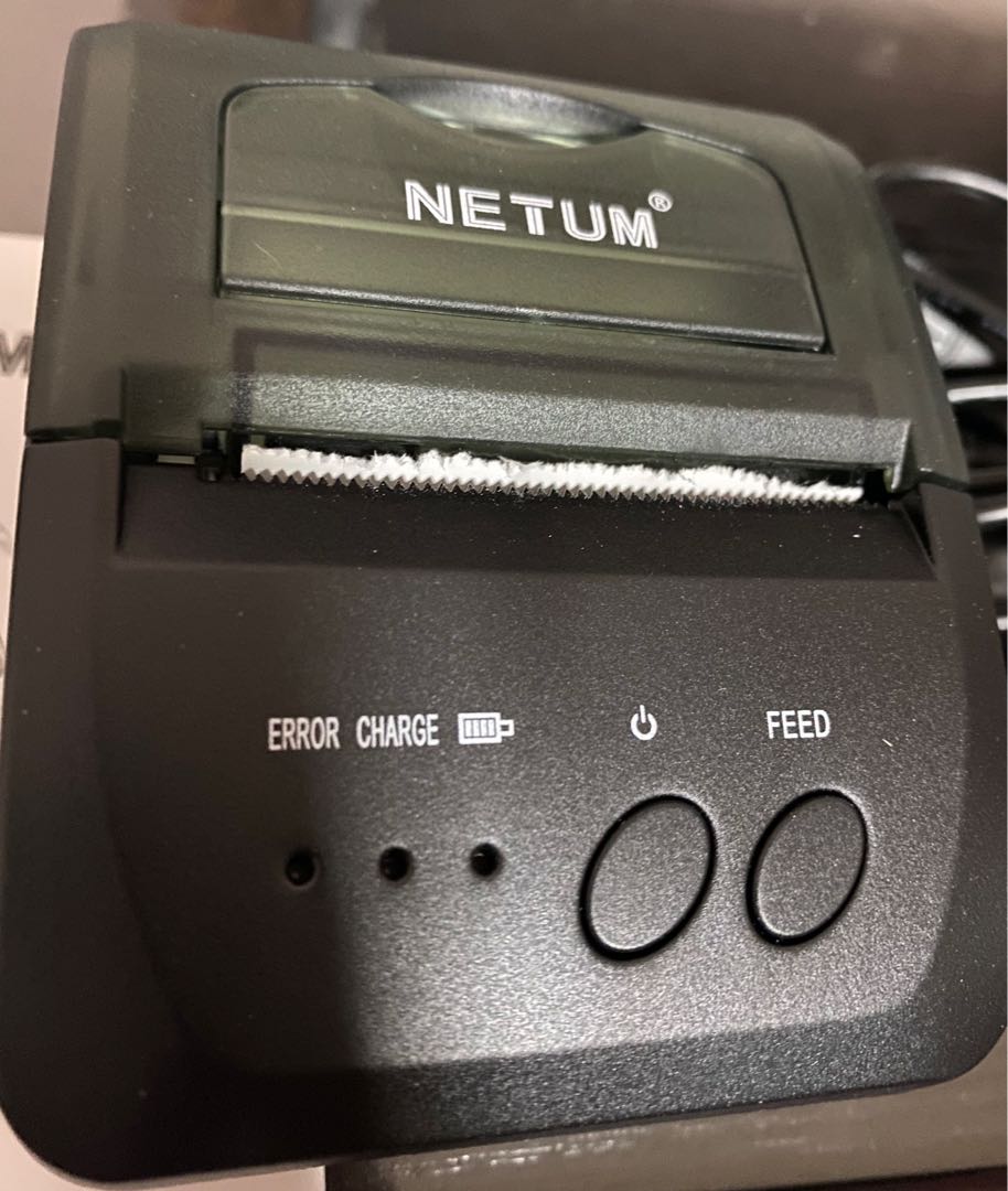 Netum NT1809DD portable micro thermal printer, Computers & Tech ...