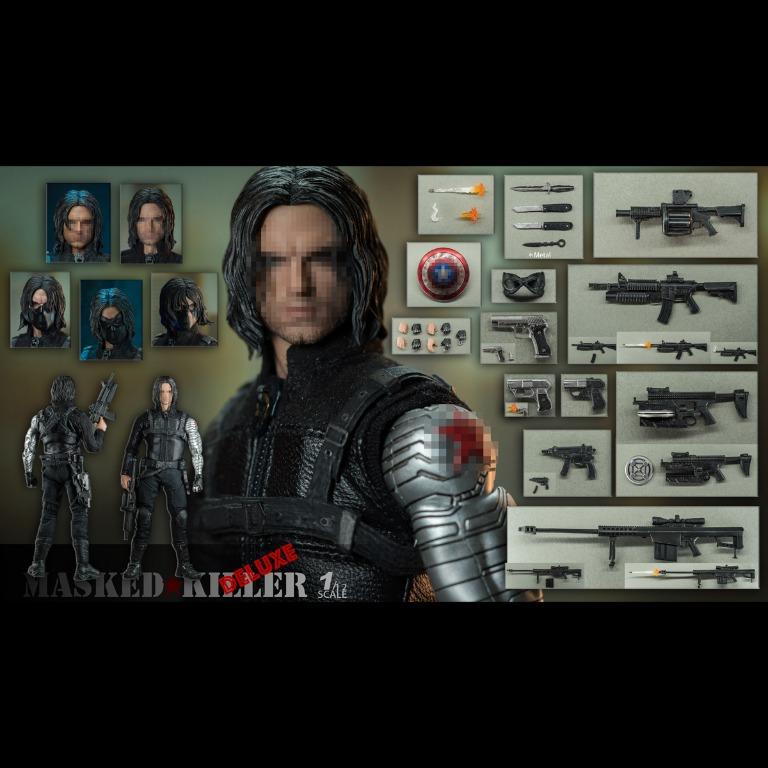 Nota Studio Masked Killer 1/12 Winter Soldier Deluxe version, Hobbies ...