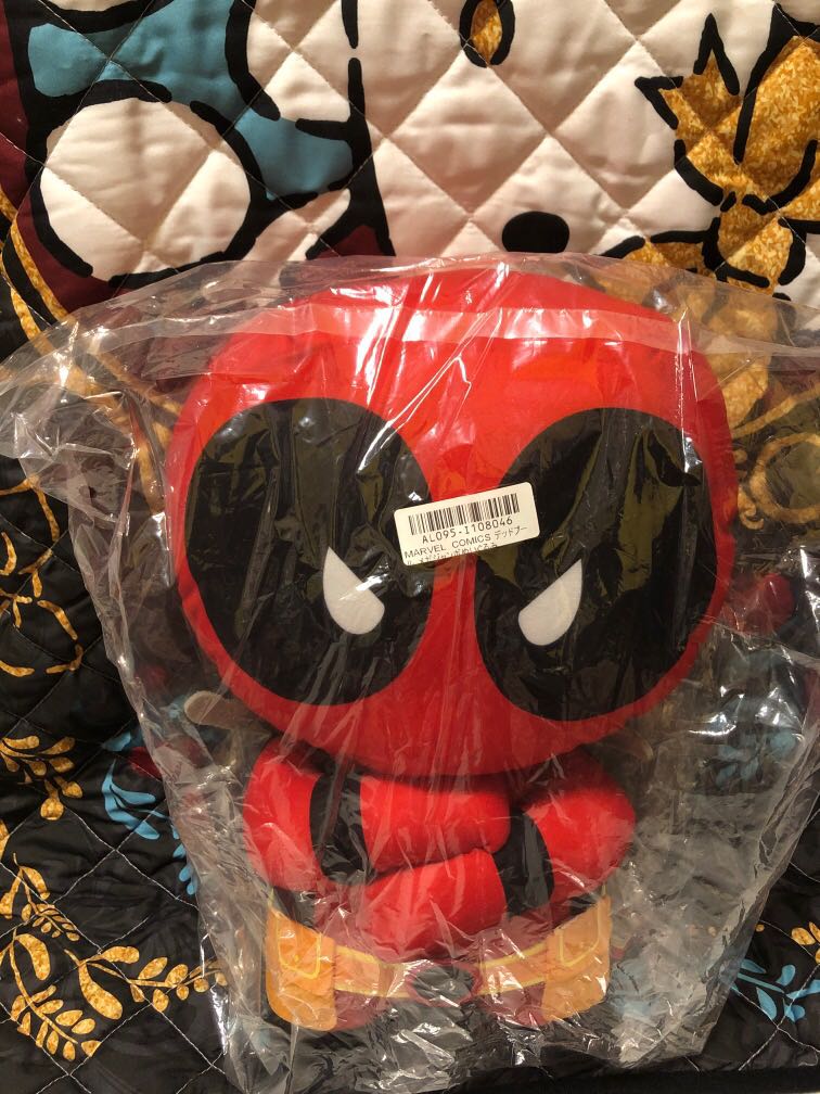Official marvel deadpool plushie, Hobbies & Toys, Toys & Games on Carousell