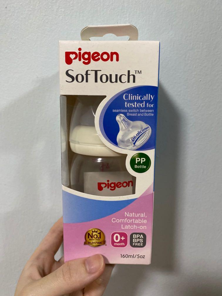Pigeon soft touch 0+ month bottle, Babies & Kids, Nursing & Feeding ...
