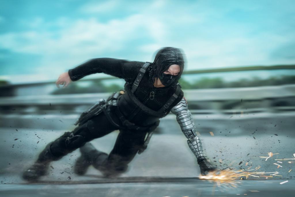 NOTA Studio, 1/12 scale Masked Killer, Winter Soldier Bucky, Marvel ...