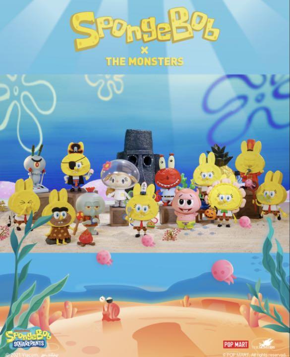 Popmart Spongebob Squarepants full set sealed, pre order, Hobbies ...
