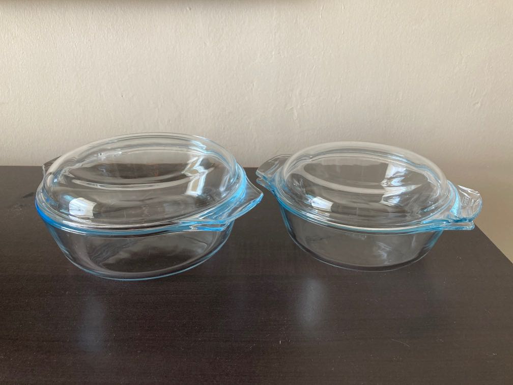 Pyrex Transparent Glass Pot, Furniture & Home Living, Kitchenware ...