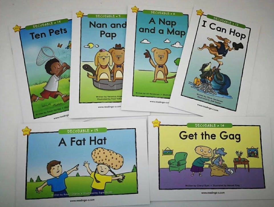 RAZ Decodable Books - Phonics (64 books from Reading A to Z), 興趣及遊戲, 書本 ...