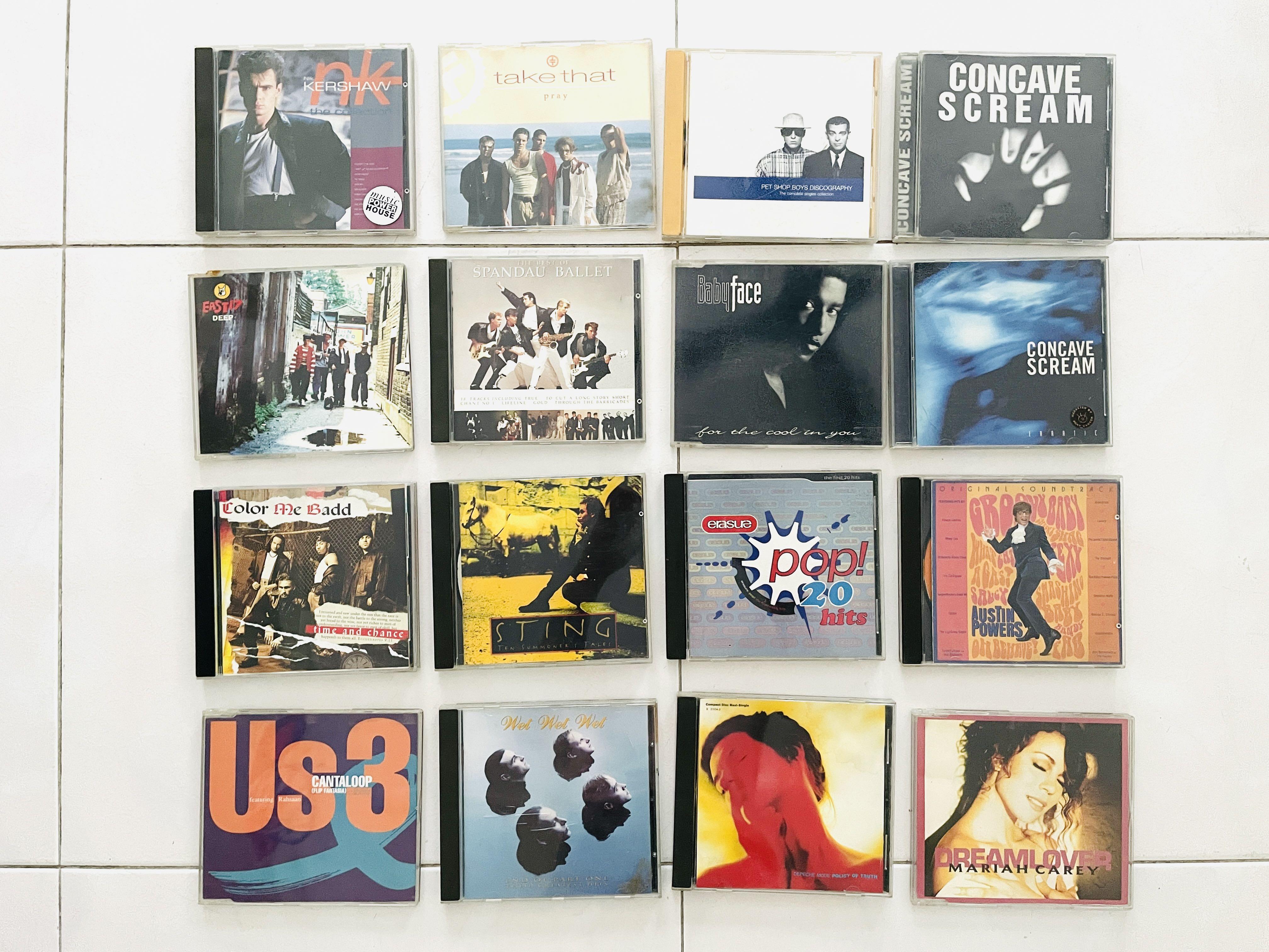 Retro CDs 80s 90s Collectible Rare Vintage Depeche Mode Pet Shop Boys ...