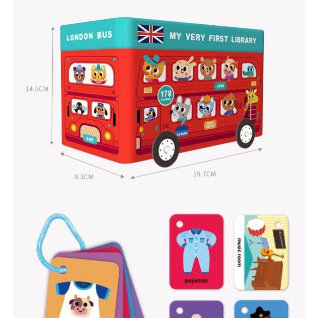 Saalin Bus Flash Cards, Hobbies & Toys, Books & Magazines, Children's ...
